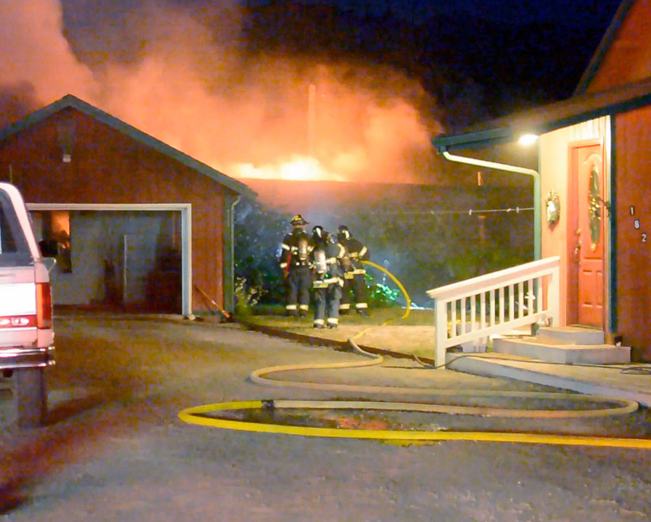 Brush fire, garage blaze keep Clallam firefighters busy | Peninsula ...