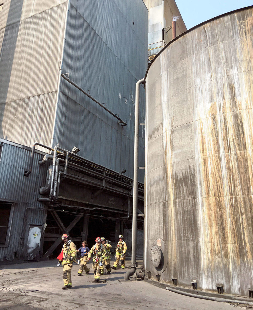 Port Townsend Paper mill fire quickly extinguished | Peninsula Daily News
