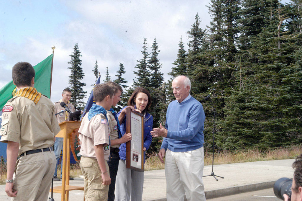 Ceremony marks designation of Daniel J. Evans Wilderness | Peninsula ...