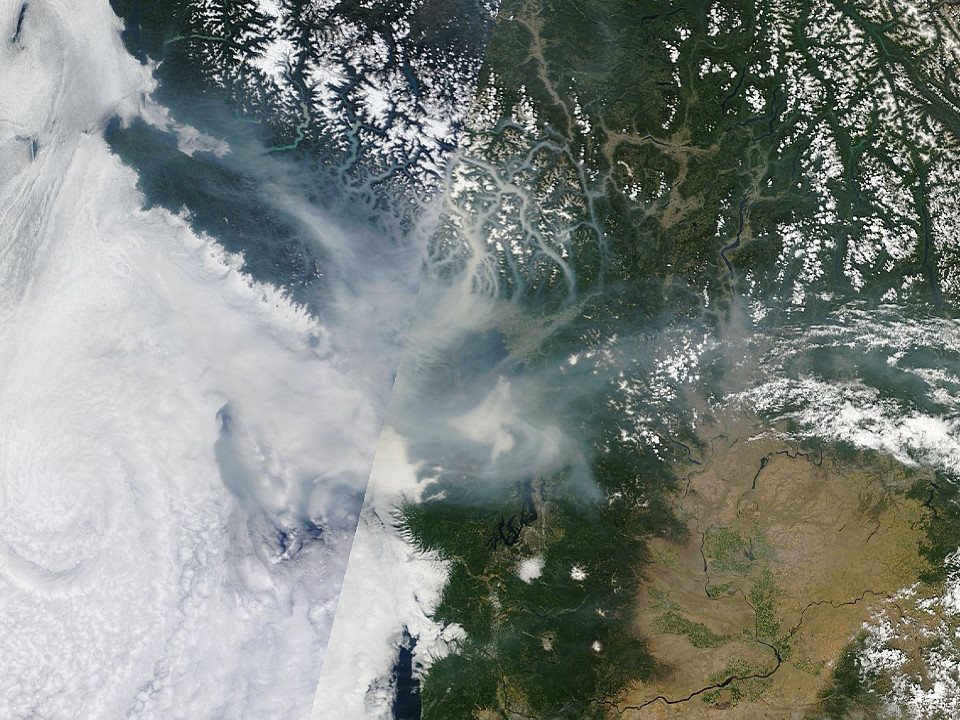 Here's how we look from space — new NASA photo of our smokey skies ...
