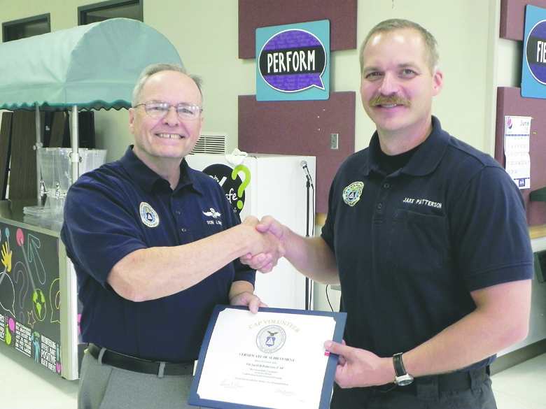 Civil Air Patrol officers receive promotion, award | Peninsula Daily News