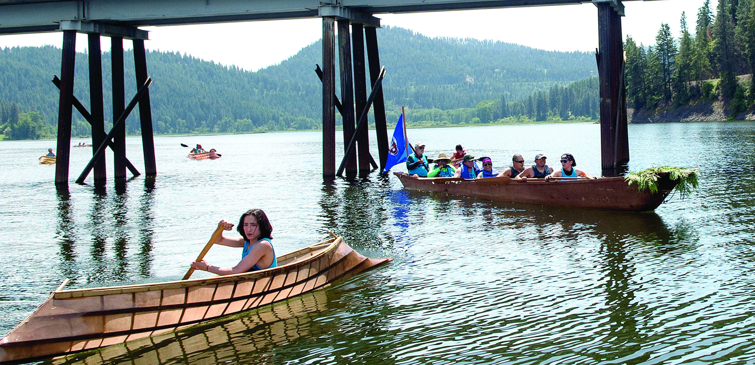 Idaho tribe begins its canoe journey to salmon ceremony | Peninsula Daily News