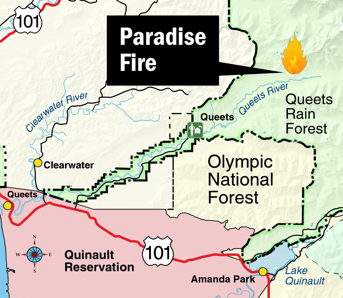 UPDATE: Paradise Fire grows to 949 acres in Jefferson County; growth ...