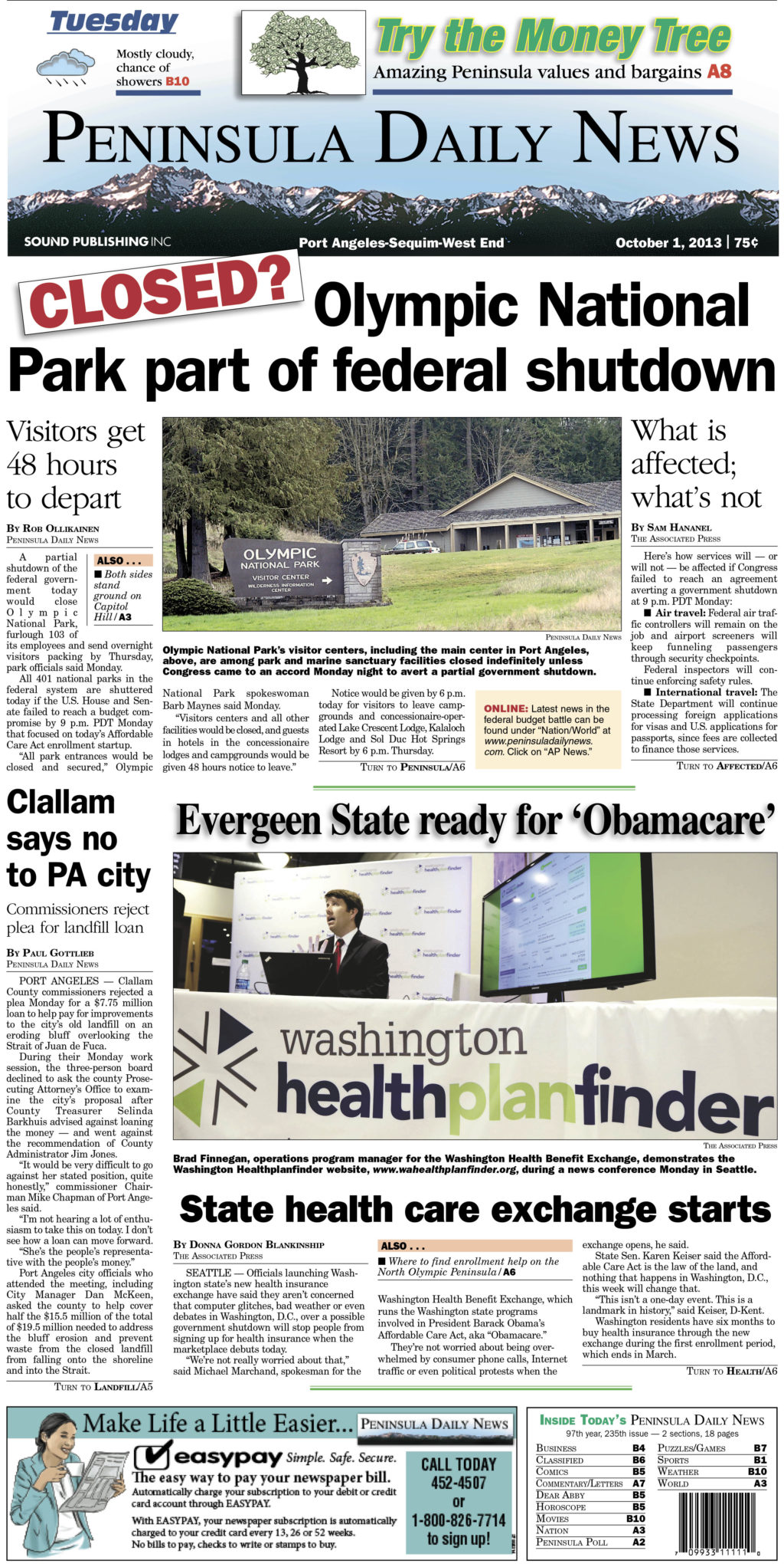 Today's PDN front page picked among newspapers telling story of federal ...