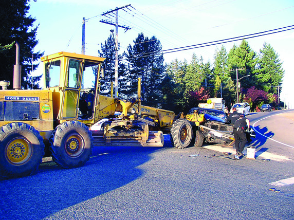 Women injured in collision with road grader | Peninsula Daily News