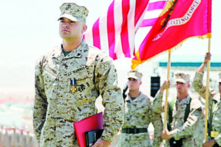 Peninsula man named USO's Marine of the Year | Peninsula Daily News