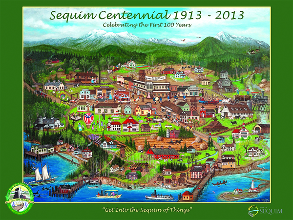 Poster captures 100 years of Sequim spirit | Peninsula Daily News
