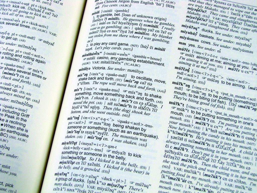 First Klallam language dictionary revives ancient Native American ...