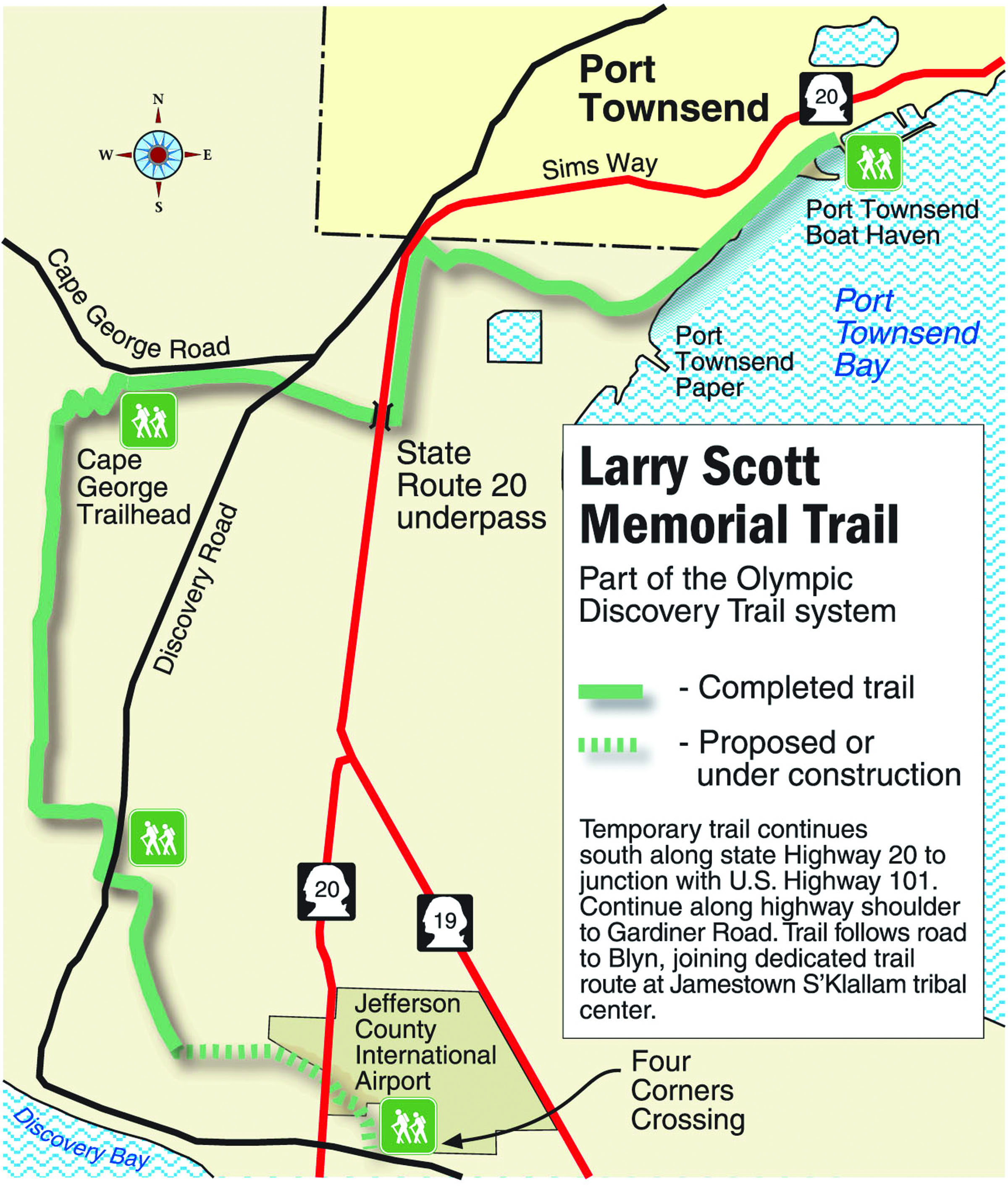 Newest part of paved Olympic Discovery Trail network link opens ...