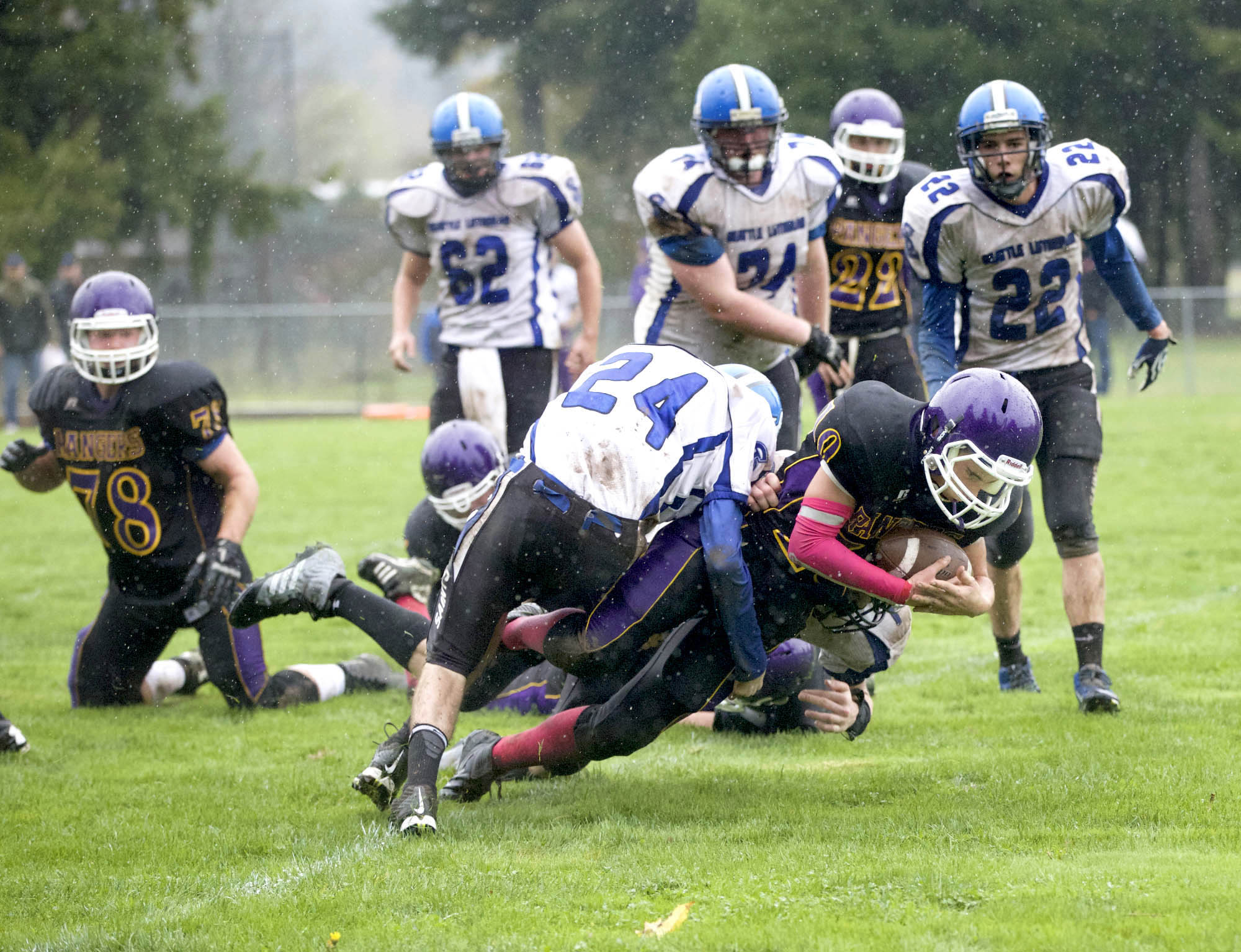 PREP FOOTBALL: Quilcene wins soggy league contest with Seattle Lutheran ...