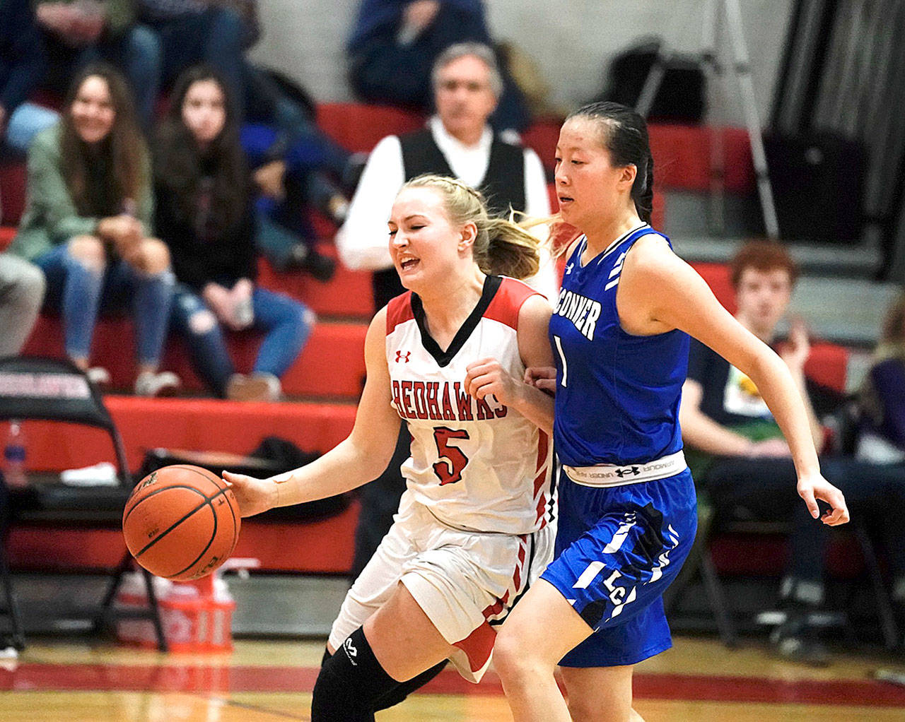 PREP GIRLS HOOPS: Foul trouble hurts Redhawks in loss to 2B power La ...