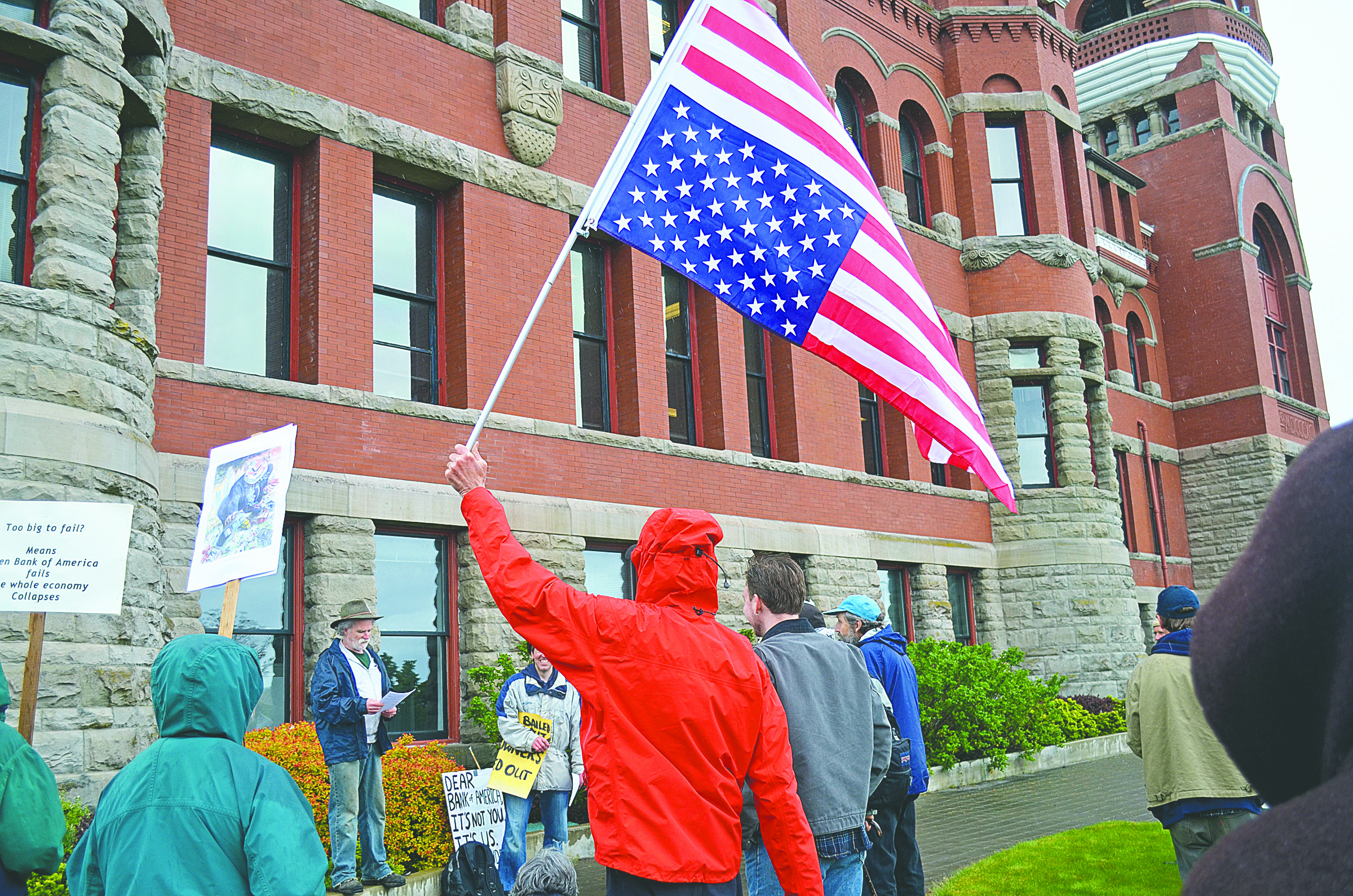 May Day protesters march on Jefferson County Courthouse | Peninsula ...