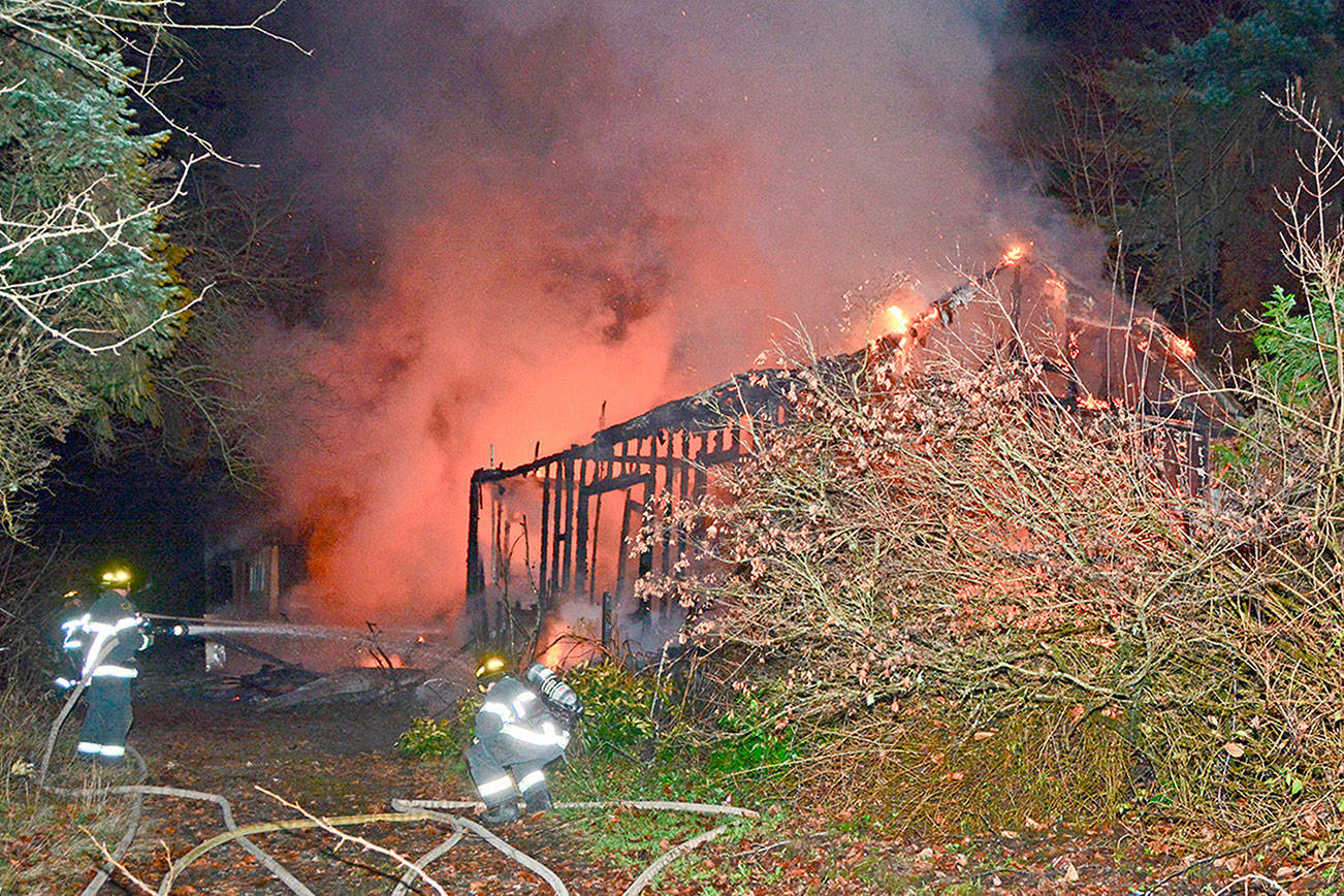 Vacant home lost but no injuries in Sunday night fire in Port Angeles ...