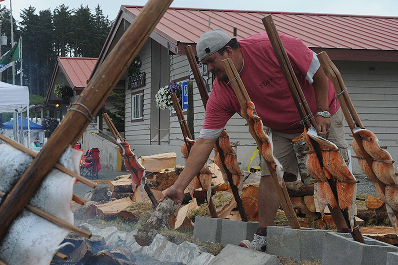 PHOTO: Smokin’ salmon at Quileute Days celebration | Peninsula Daily News