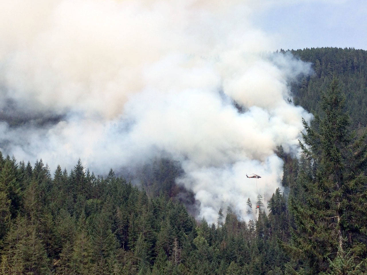 Brinnon command center for Maple Fire | Peninsula Daily News