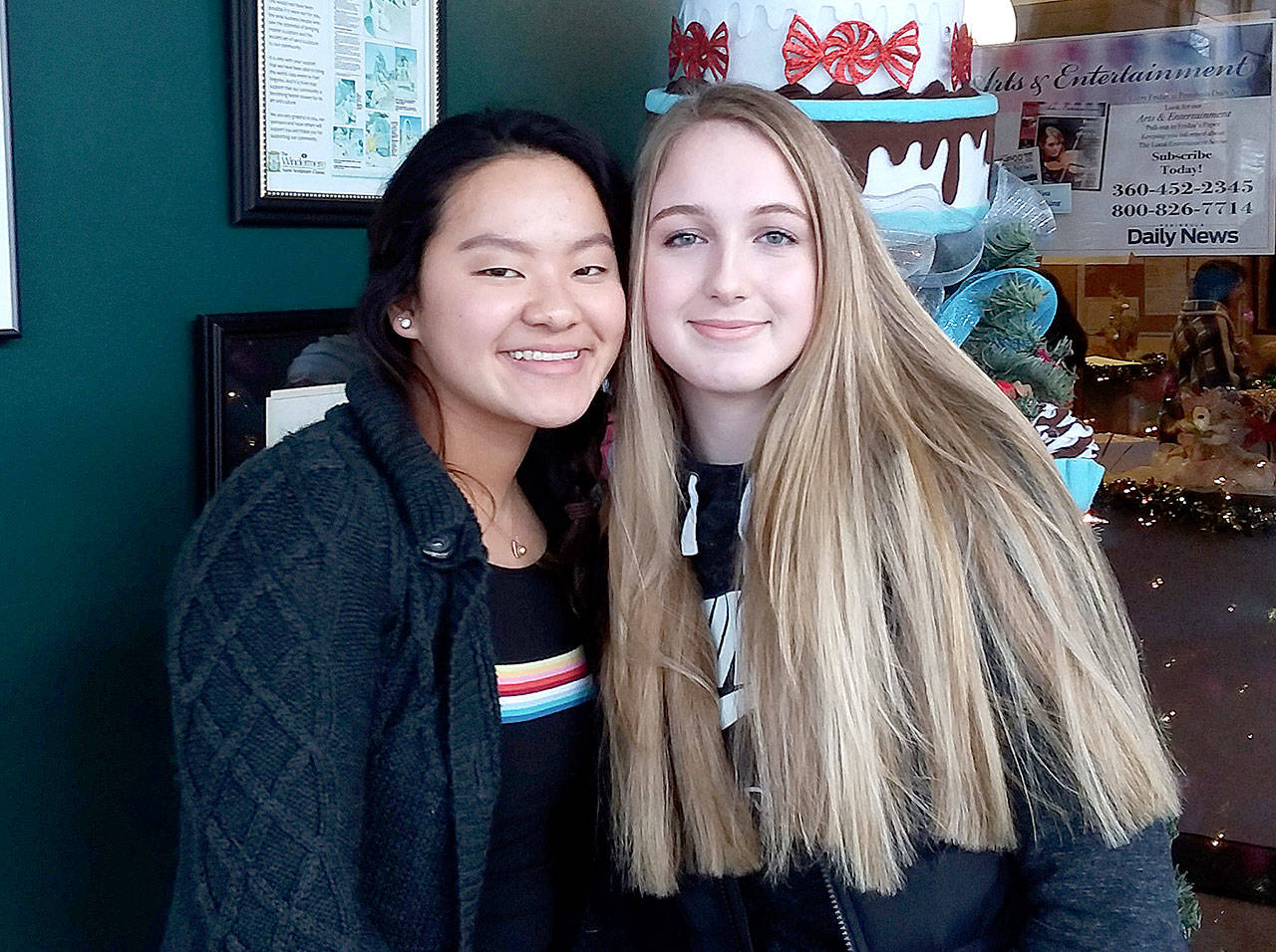 ALL PENINSULA SWIMMING co-MVPs: Port Angeles’ Nadia Cole and Felicia ...