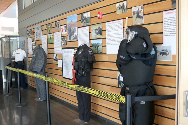 Exhibit opens this week featuring police training programs for National ...