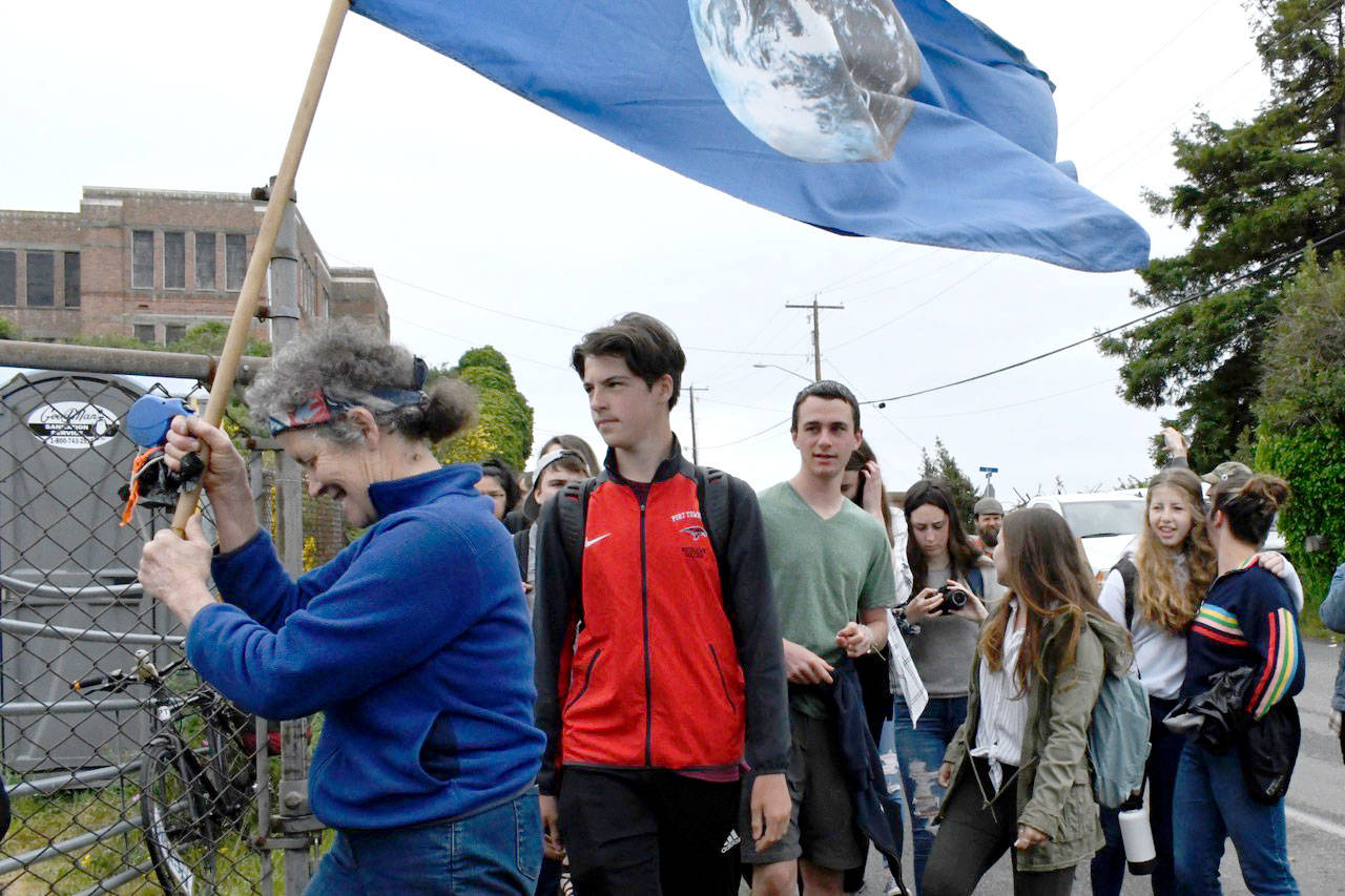 PHOTO: Planting their flag: Rally for climate change in Port Townsend ...