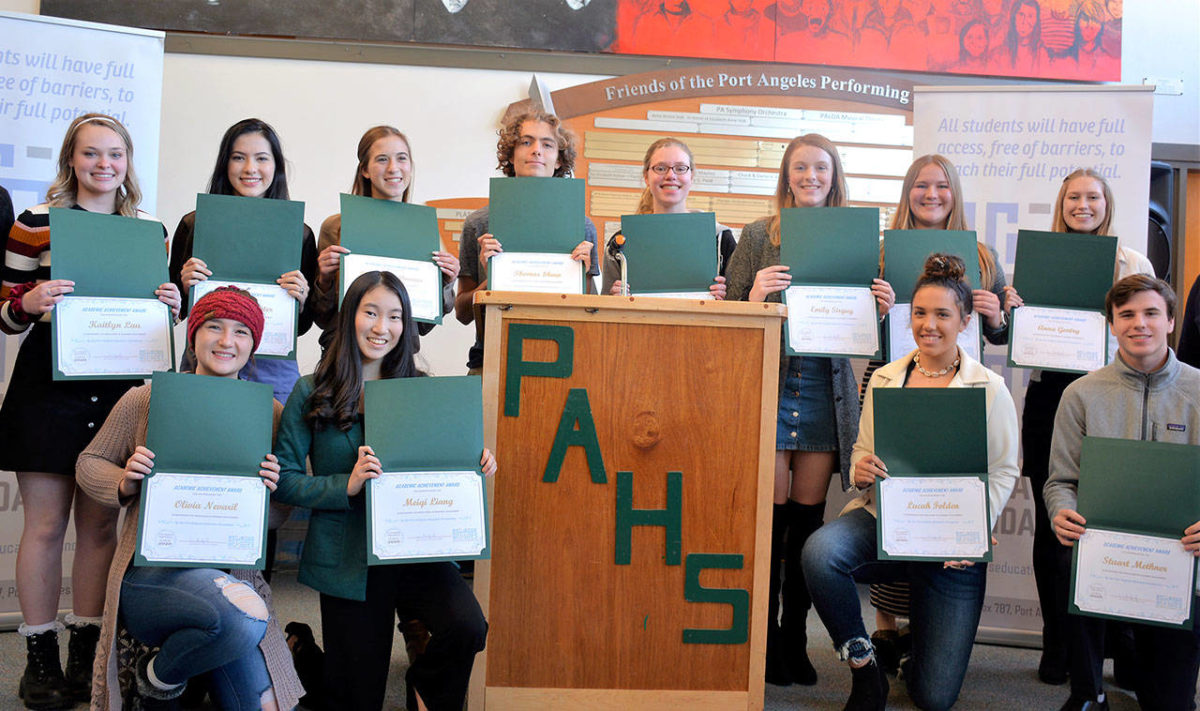 Port Angeles High School students honored for academic achievements ...