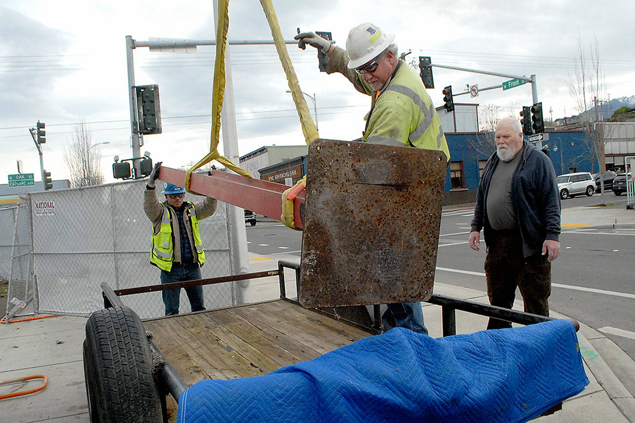 Outdoor sculptures relocated from development sites | Peninsula Daily News