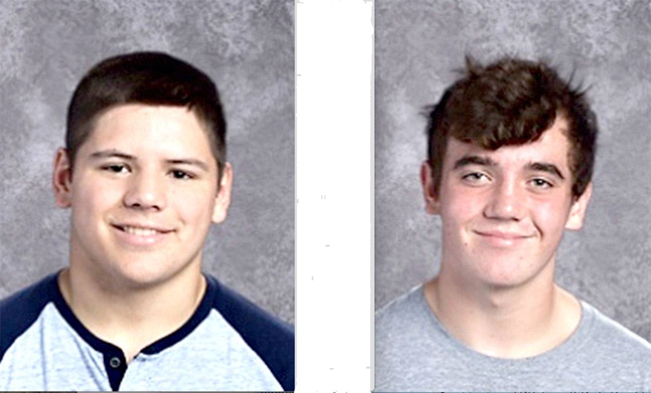 ATHLETES OF THE WEEK: Hayden Baker and Hayden Queen, Forks wrestlers ...