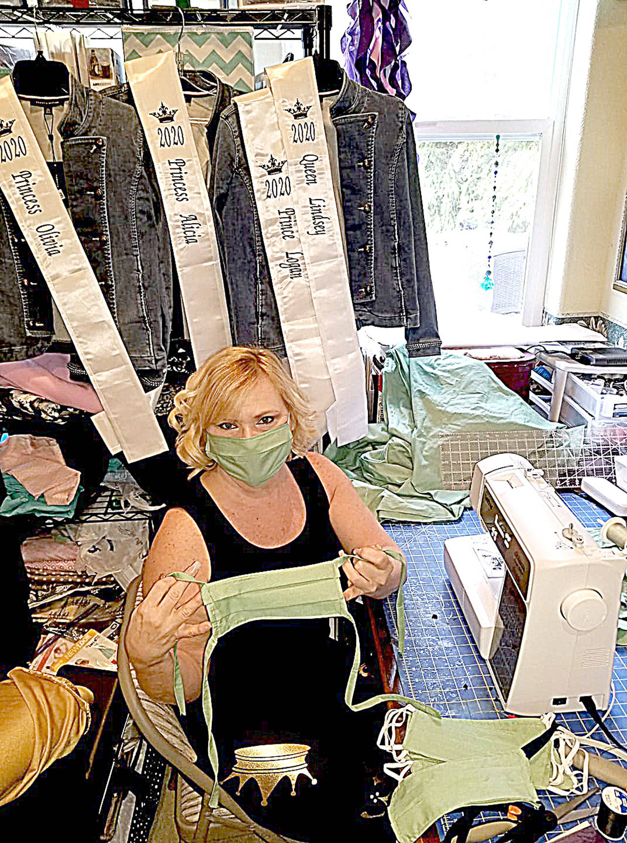 Peninsula comes together to sew homemade face masks | Peninsula Daily News