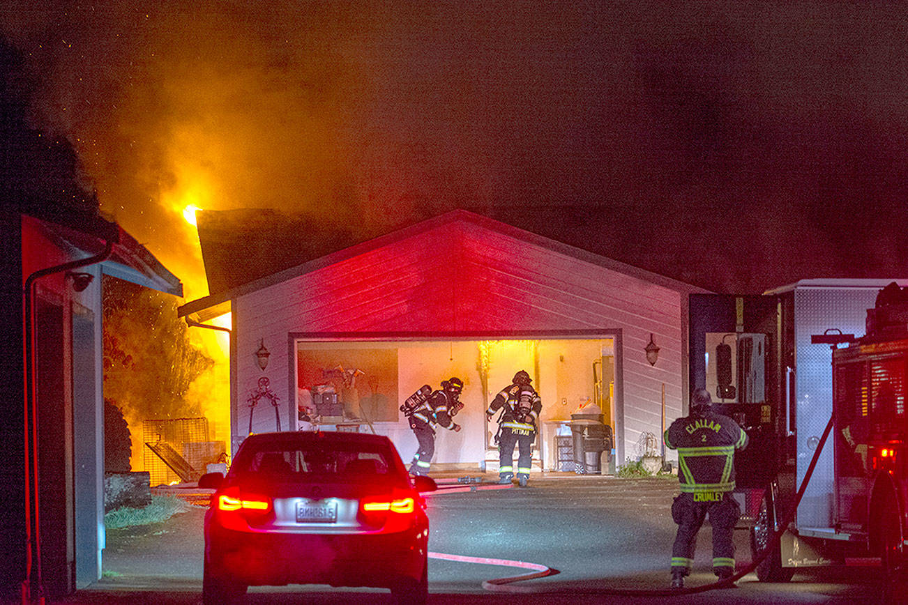 Fire damages home on Golf Course Road in Port Angeles | Peninsula Daily ...