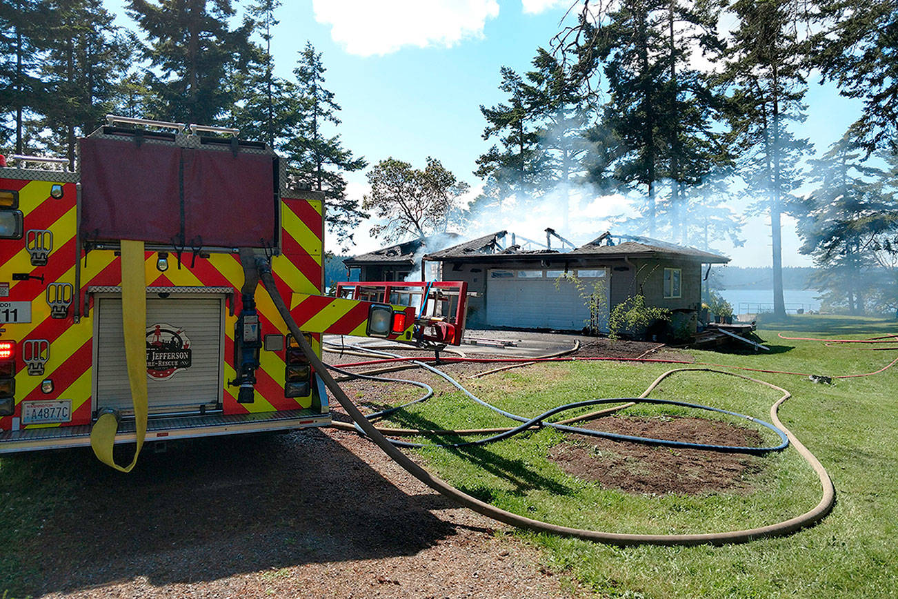 Nordland fire damages home | Peninsula Daily News