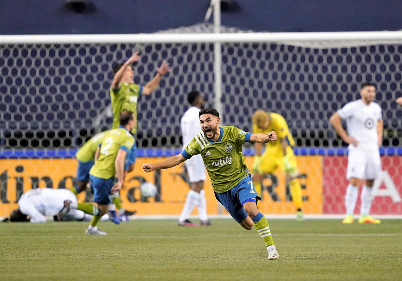 Sounders shock Minnesota with miraculous flurry of goals | Peninsula ...