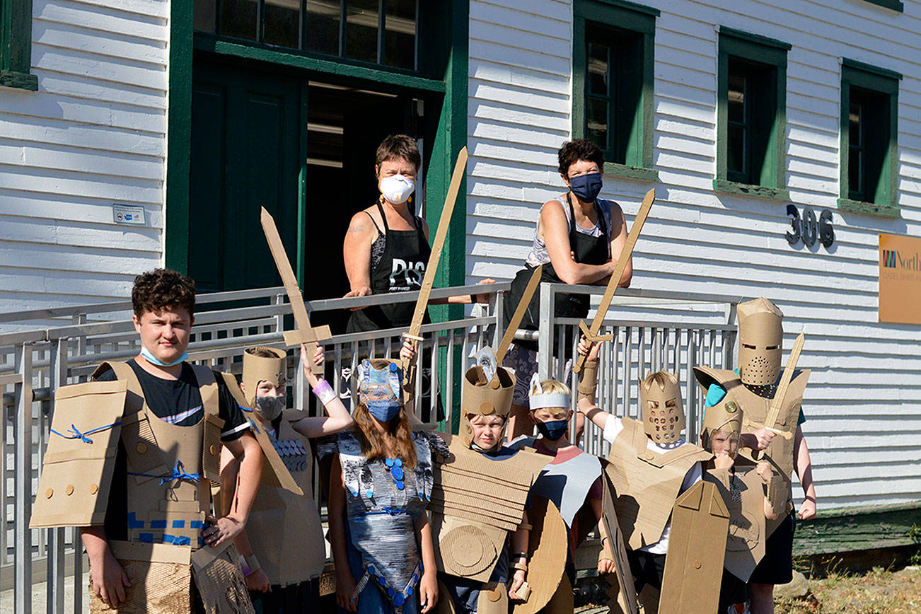 Students make art, armor in Northwind classroom | Peninsula Daily News