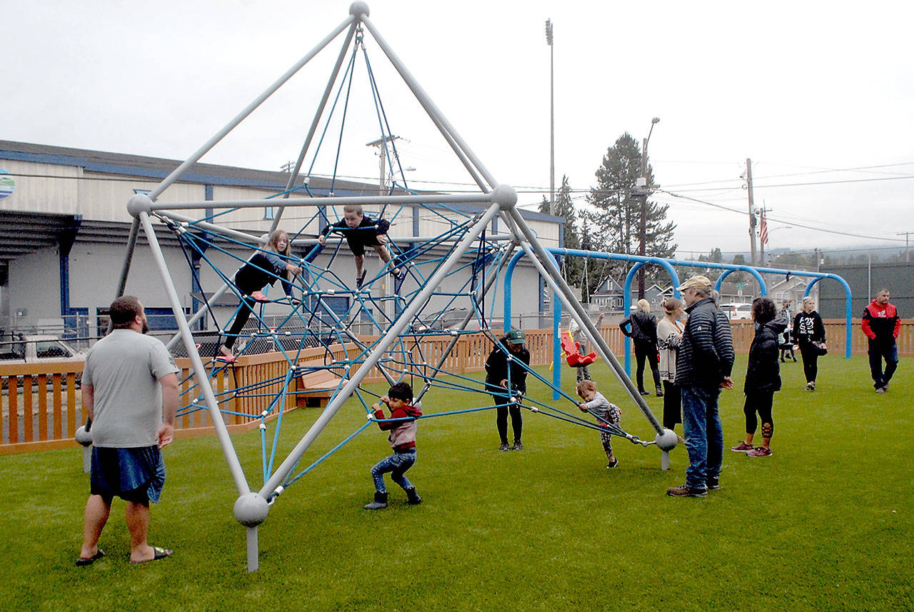 Second gen playground opens to children | Peninsula Daily News