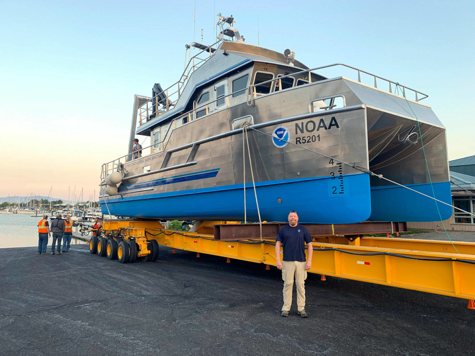 NOAA christens newest research vessel | Peninsula Daily News