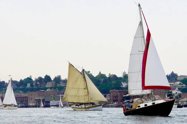 Sailing by the festival | Peninsula Daily News