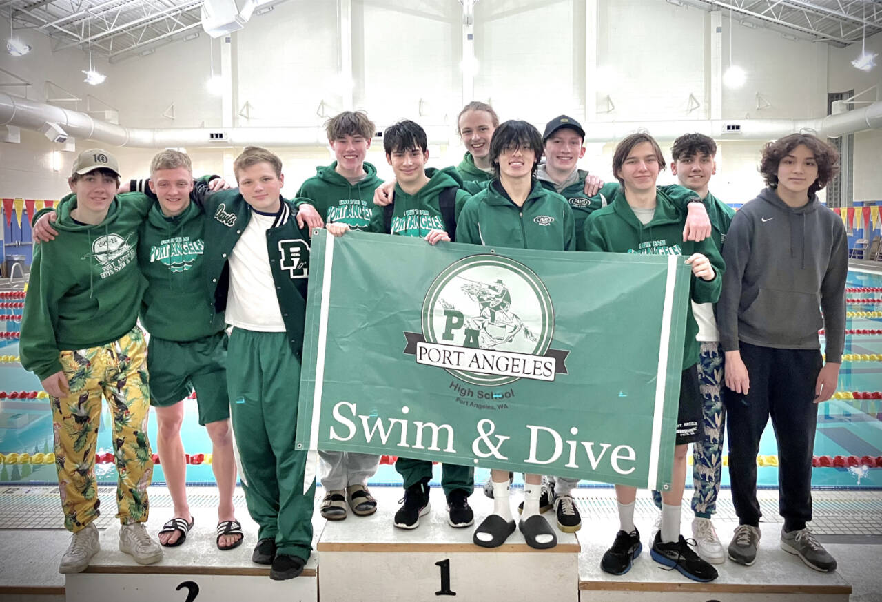 BOYS SWIMMING: Roughriders finish fifth at district | Peninsula Daily News