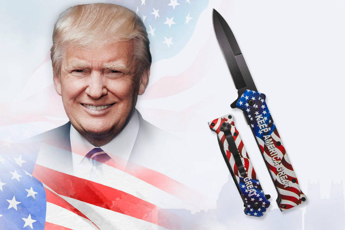 Trump EDC Knife Reviews - Everyday Carry Donald Trump Make America Great Again Knives ...