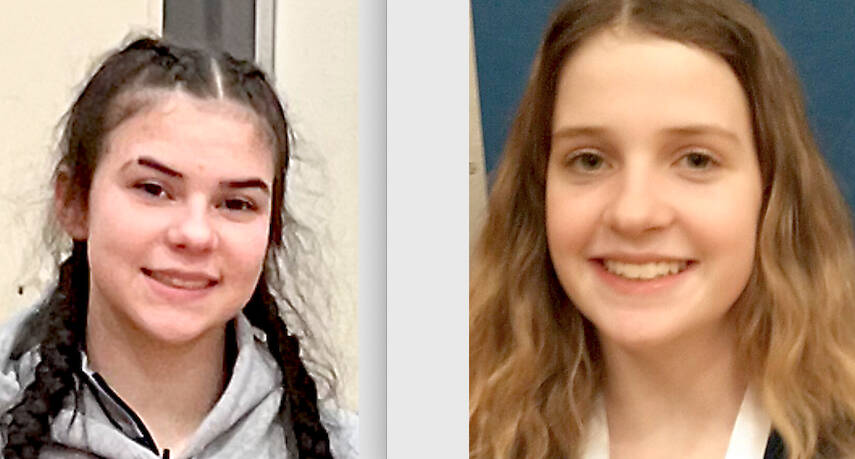 ATHLETES OF THE WEEK: Kinley Rondeau and Peyton Johnson, Forks girls ...