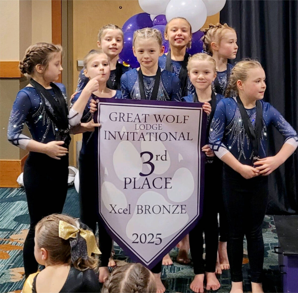 KLAHHANE GYMNASTICS: Xcel bronze team takes third at Great Wolf Lodge ...