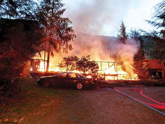 Fire near Brinnon destroys Duckabush Road home; occupants uninjured ...