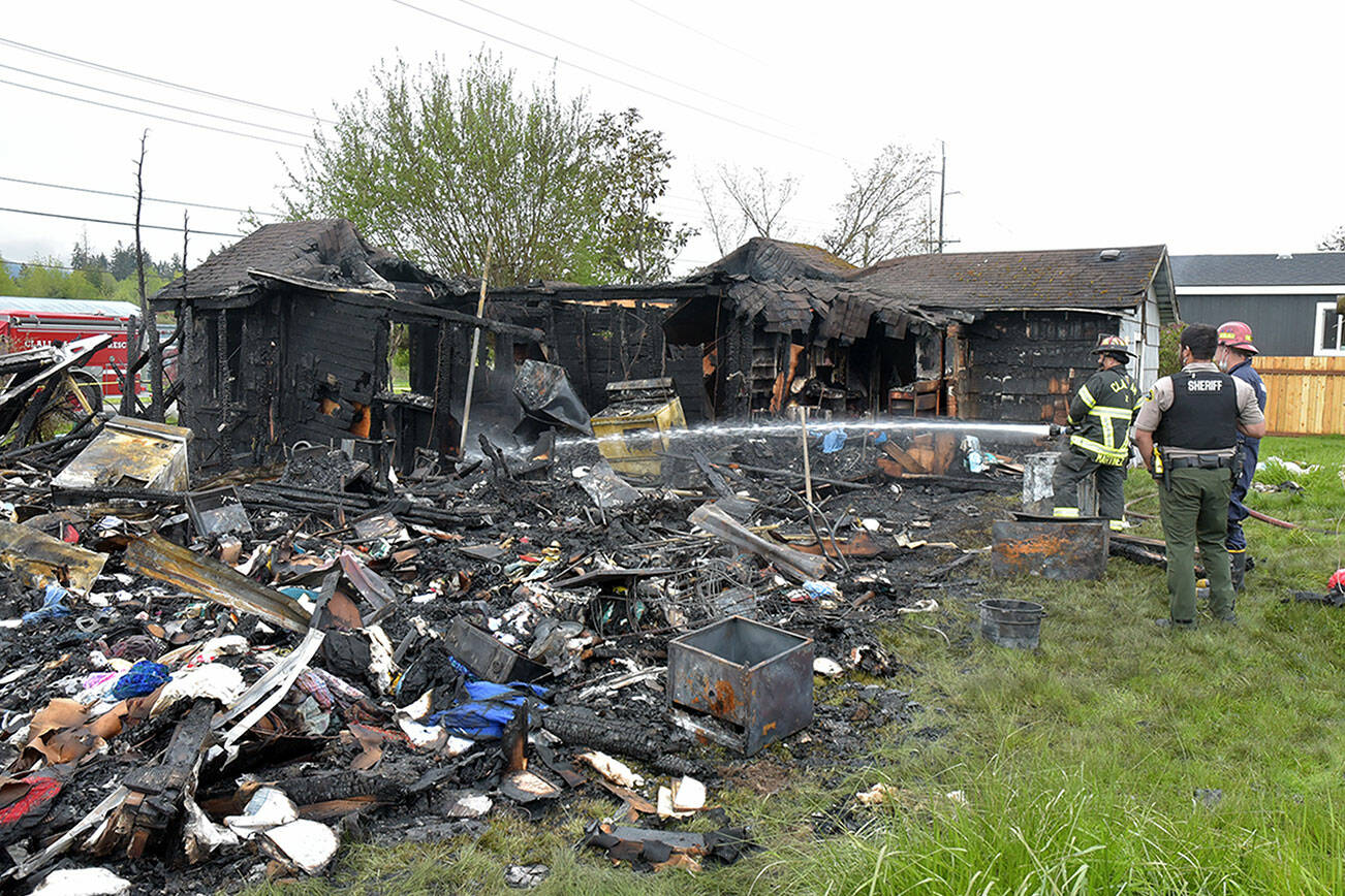 One found dead in fire east of Port Angeles | Peninsula Daily News