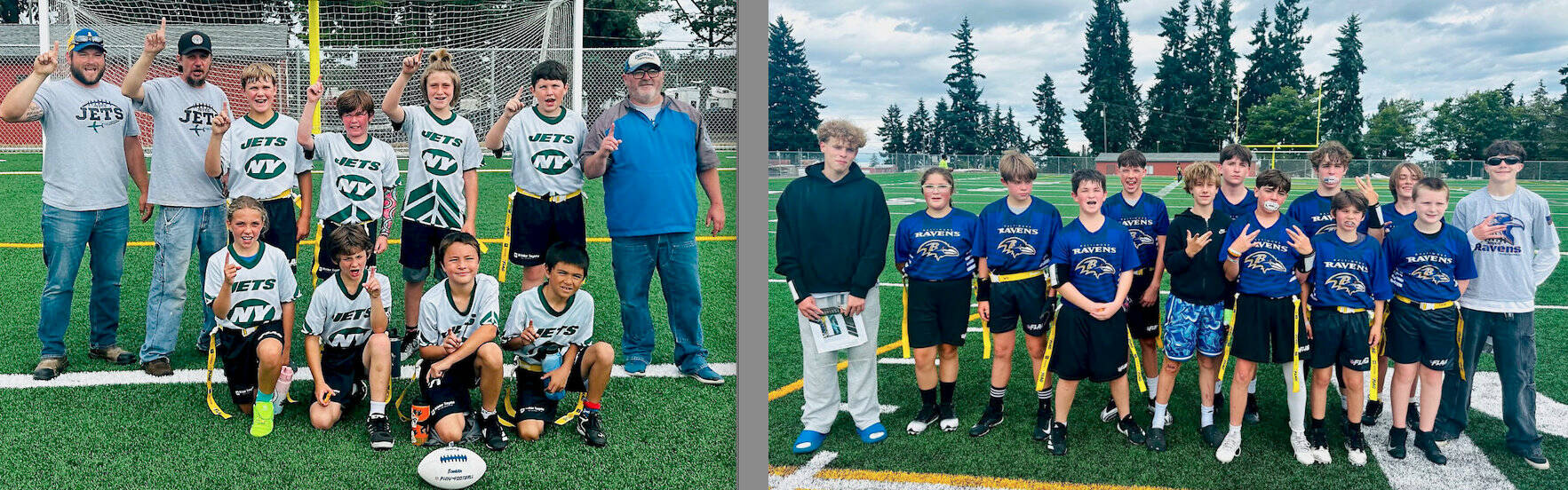 AREA SPORTS BRIEFS: Joyce flag football teams champs and Sequim Hall of ...