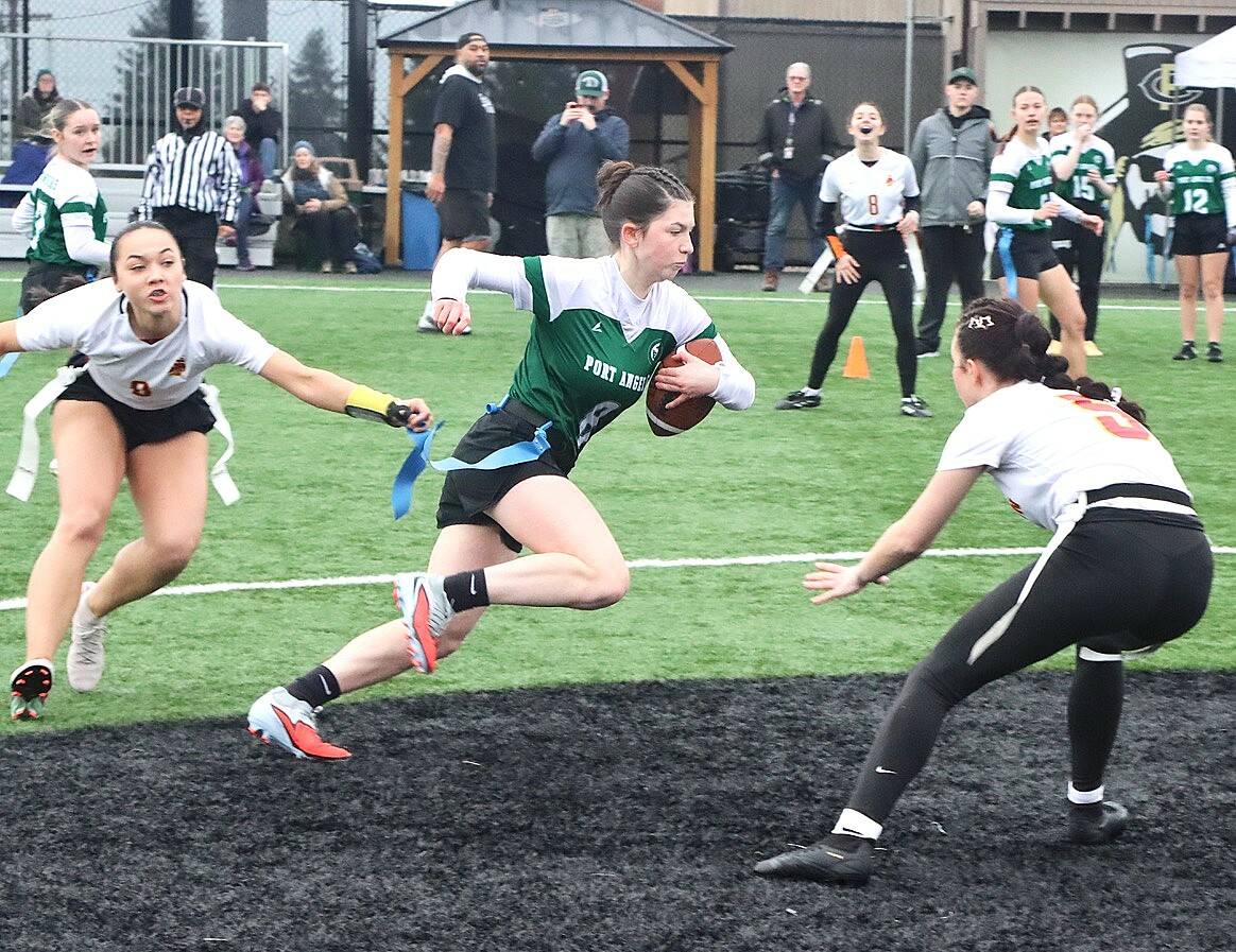 GIRLS FLAG FOOTBALL: Riders hang on in overtime to make state ...