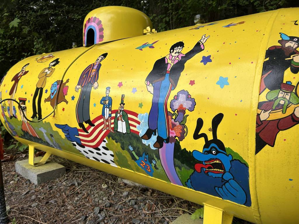 ‘Yellow Submarine’ becomes inspiration for artwork on couple’s propane ...