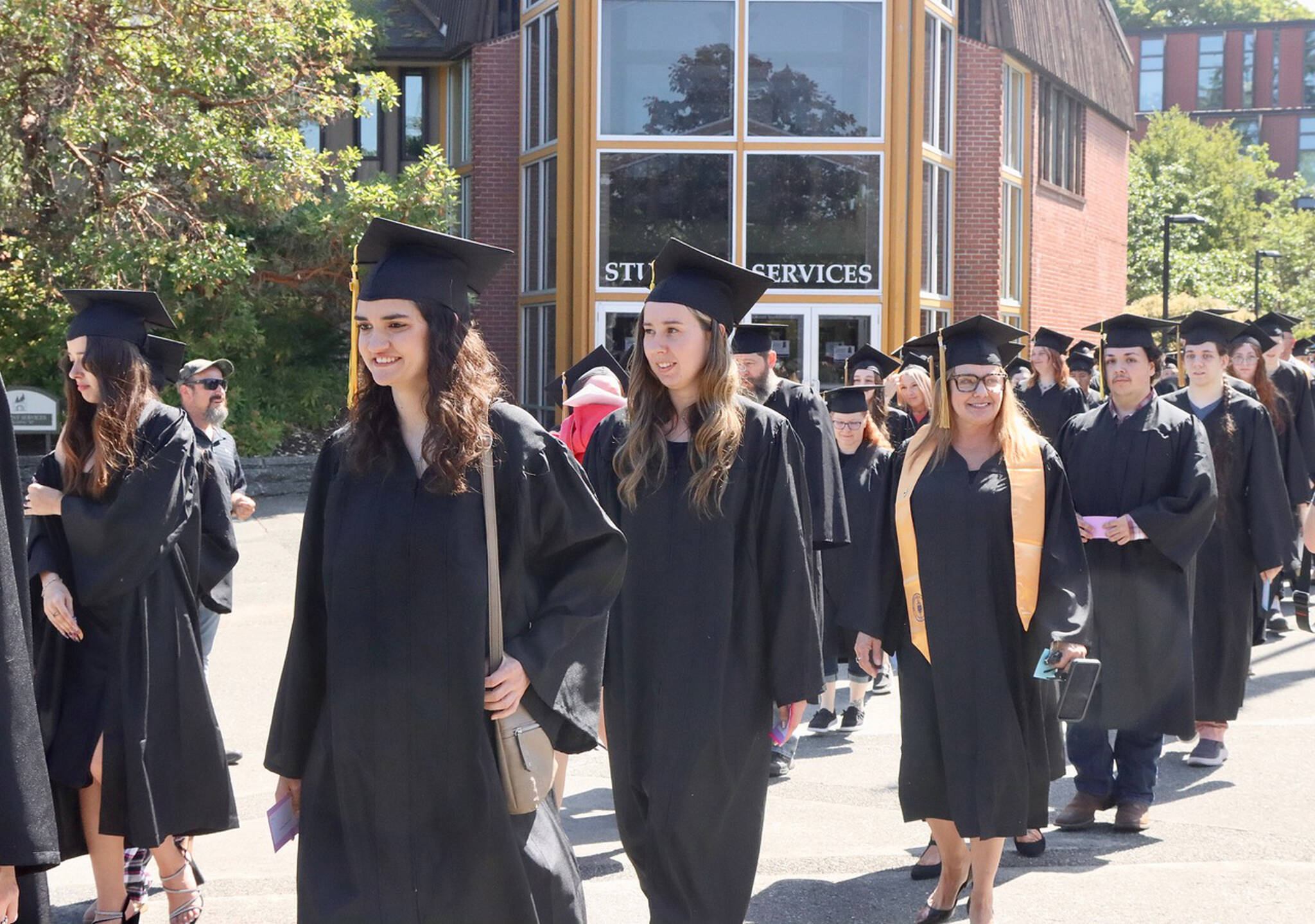Graduation walk | Peninsula Daily News